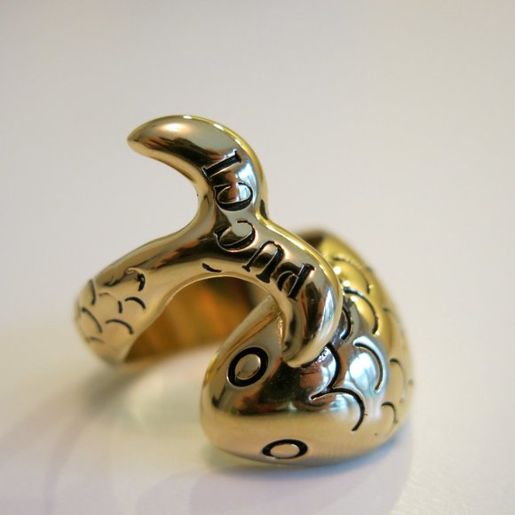 Emilio Pucci | Jewelry | Emilio Pucci Logo Fish Ring Bnwt | Poshmark